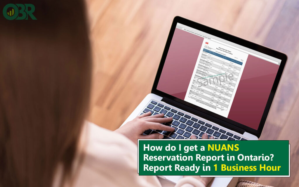 How do I get a NUANS Report in Ontario? | OBR