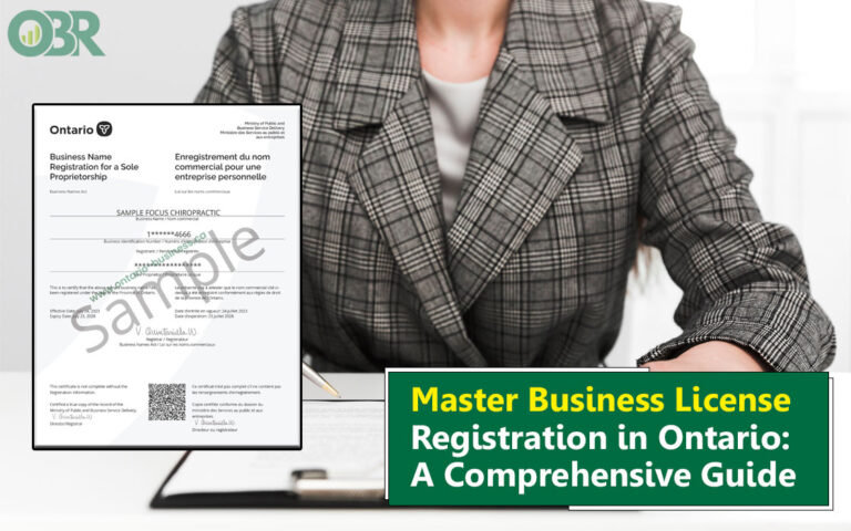 Register Master Business License in Ontario | OBR
