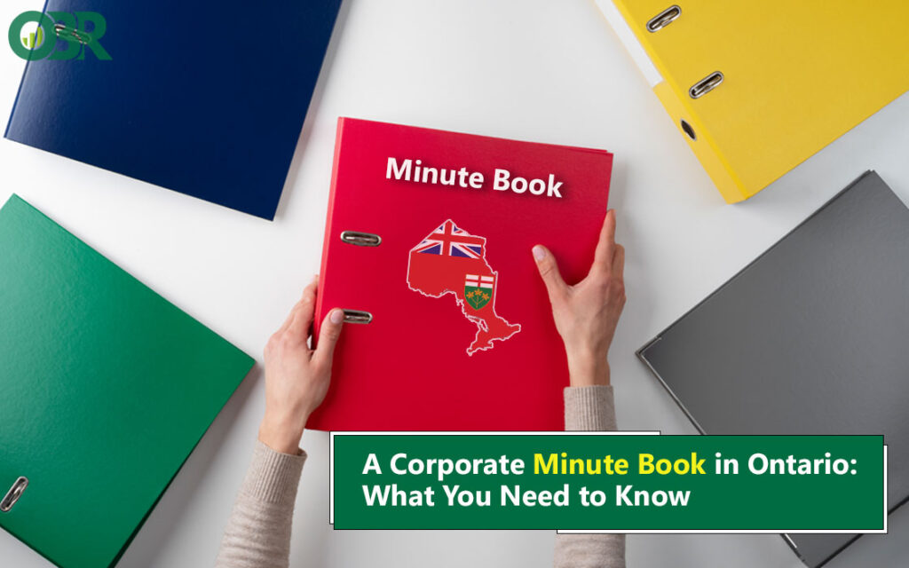 Ontario Minute Book: Essential Guide for Corporations